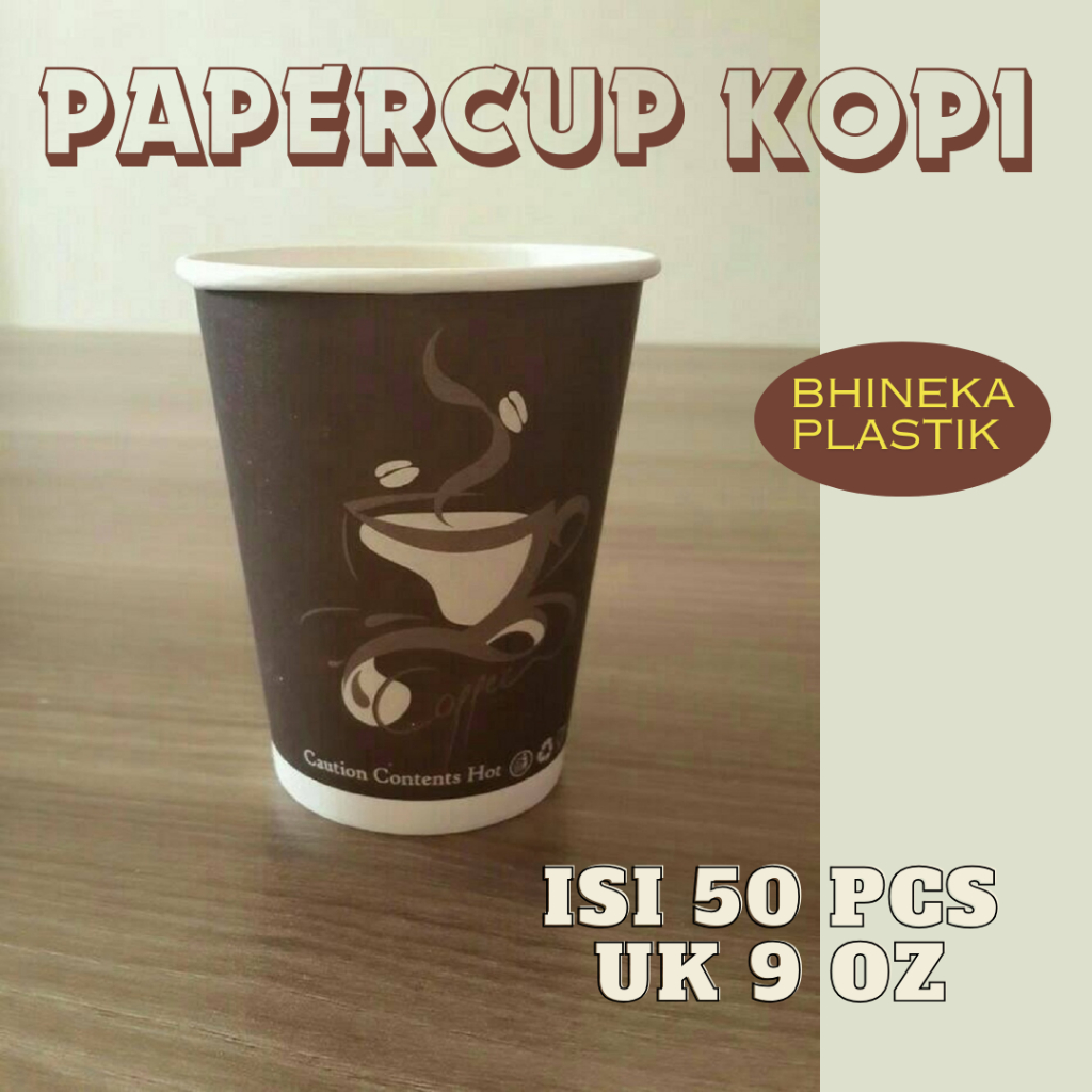 Jual Papercup Kopi / paper cup uk 8 oz (1 dus isi 20 rol ) - gelas kertas, gelas kopi, Cup kopi ...