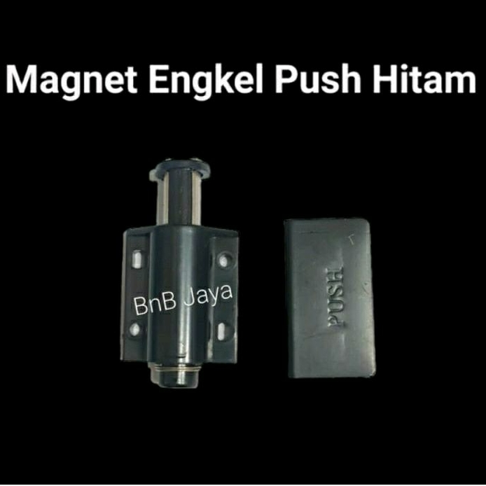 Jual Magnet Pintu Lemari Engkel / Single + Push Hitam | Shopee Indonesia