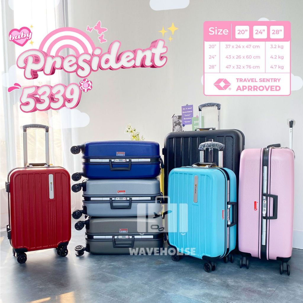 Jual Koper President Original 5339 Series Koper Cabin 20 Inch dan ...