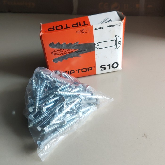 Jual Paket Viser S10 + skrup FISER S 10 dan baut screw Viser plug + sekerup | Shopee Indonesia