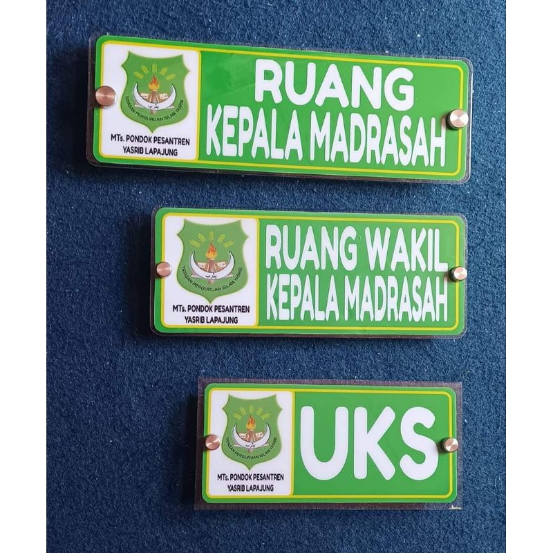 Jual Papan nama ruangan murah bisa kostume bisa request model | Shopee ...