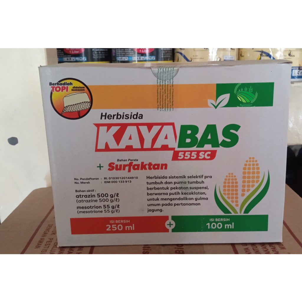 Jual Kayabas 555SC 250ml Herbisida Selektif Racun Obat Pembasmi Gulma ...