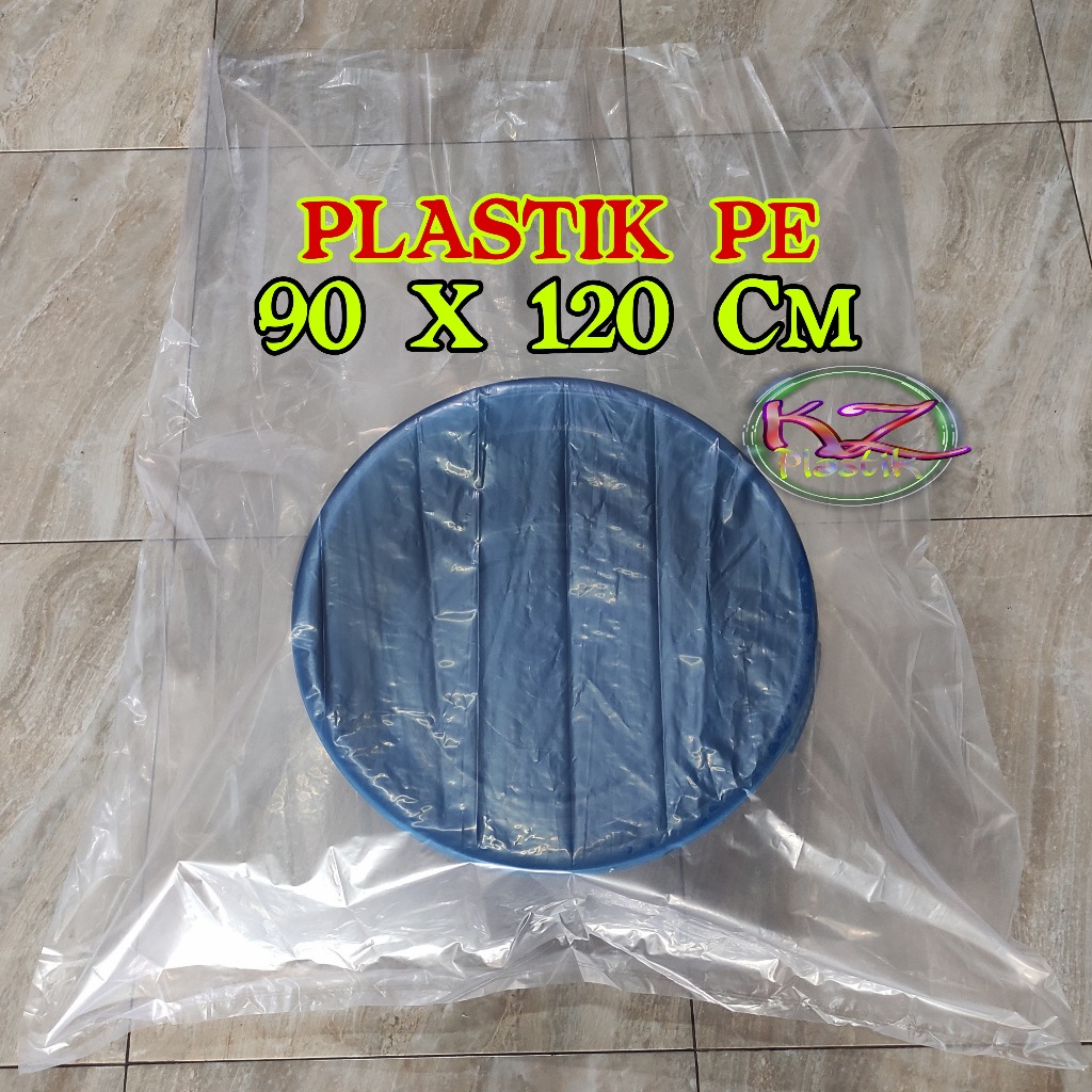 Jual Plastik PE Pembungkus 90 x 120 cm / Plastik Bening 90 x 120 Cm ...