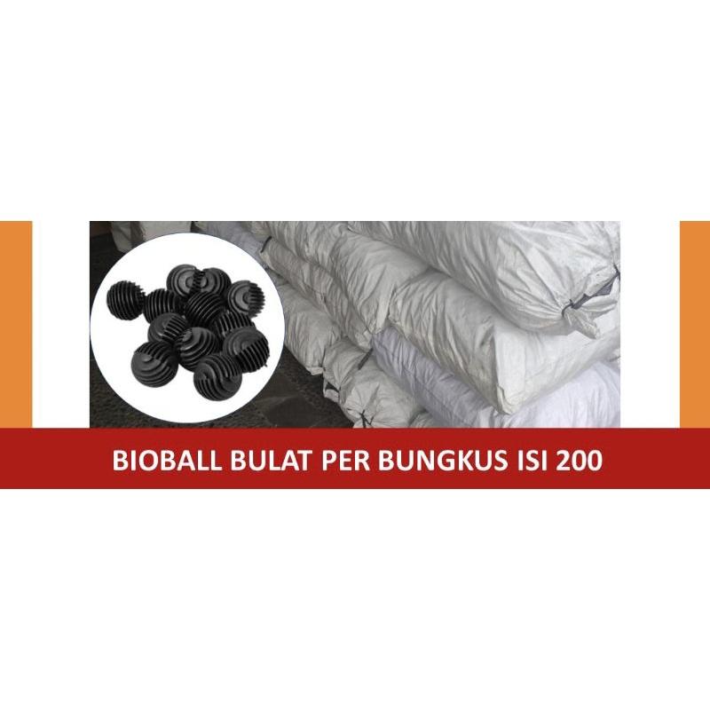 Jual Bioball Bio Ball Bulat Isi 200 Pcs Rumah Bakteri Media Filter ...