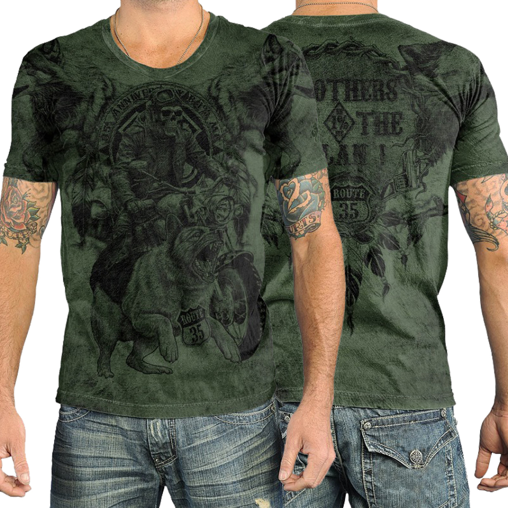 Jual T Shirt BB1%MC Brothers of the klan Official 35th Anniversary ...