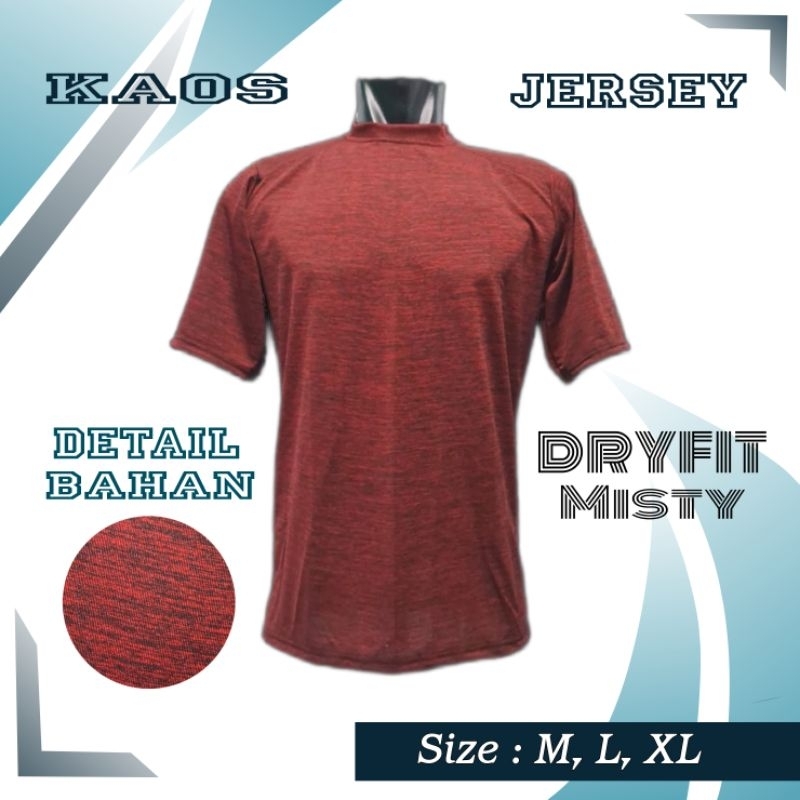 Jual Baru kaos olahraga nikii jersey misty training running dryfit | Shopee Indonesia