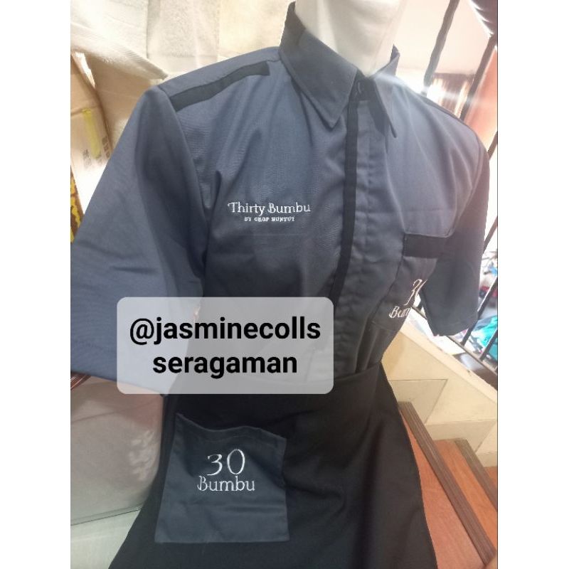 Jual SERAGAM Koki / Chef / Baker / Pelayan / Chef / Resto / Dapur ...