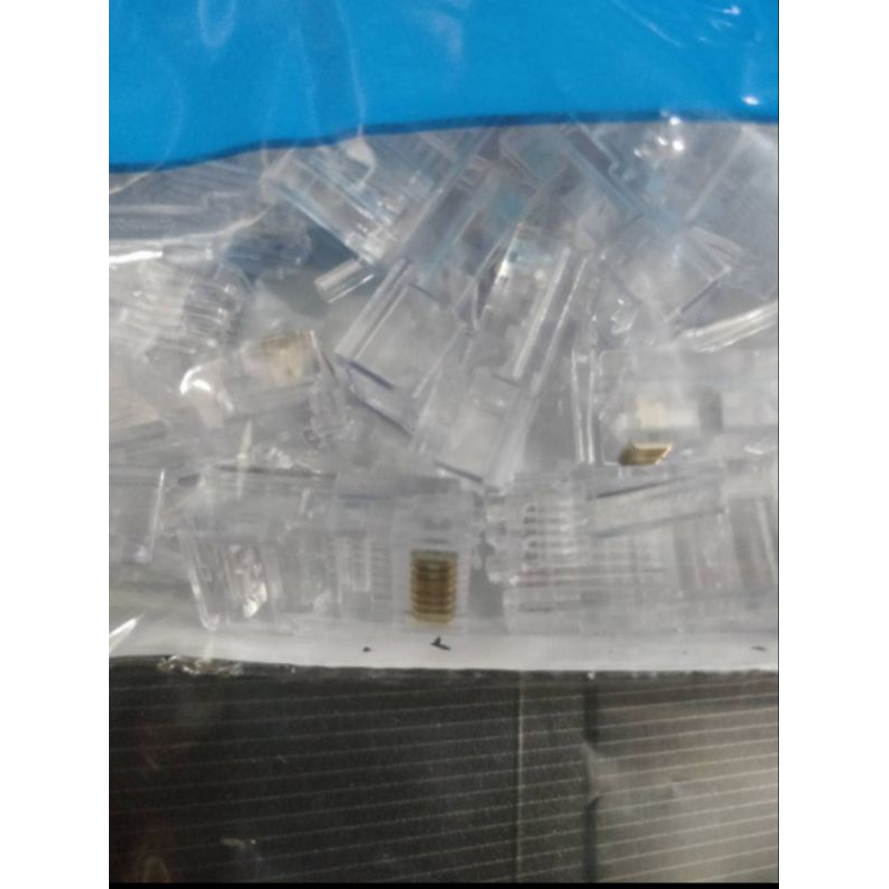 Jual AMP Connector RJ45 Cat 5e (50pcs) | Shopee Indonesia