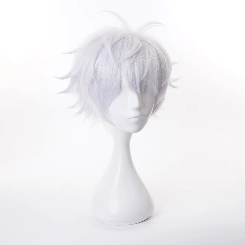 Jual Wig Gojo Satoru Manmei Rambut Palsu Cosplay Anime Jujutsu Kaisen ...
