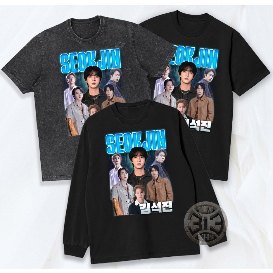 Jual T-Shirt Washed Kaos Kim Seok-Jin BTS Baju Seokjin BTS Kaos Lengan ... Jual T-Shirt Washed Kaos Kim Seok-Jin BTS Baju Seokjin BTS Kaos Lengan ...