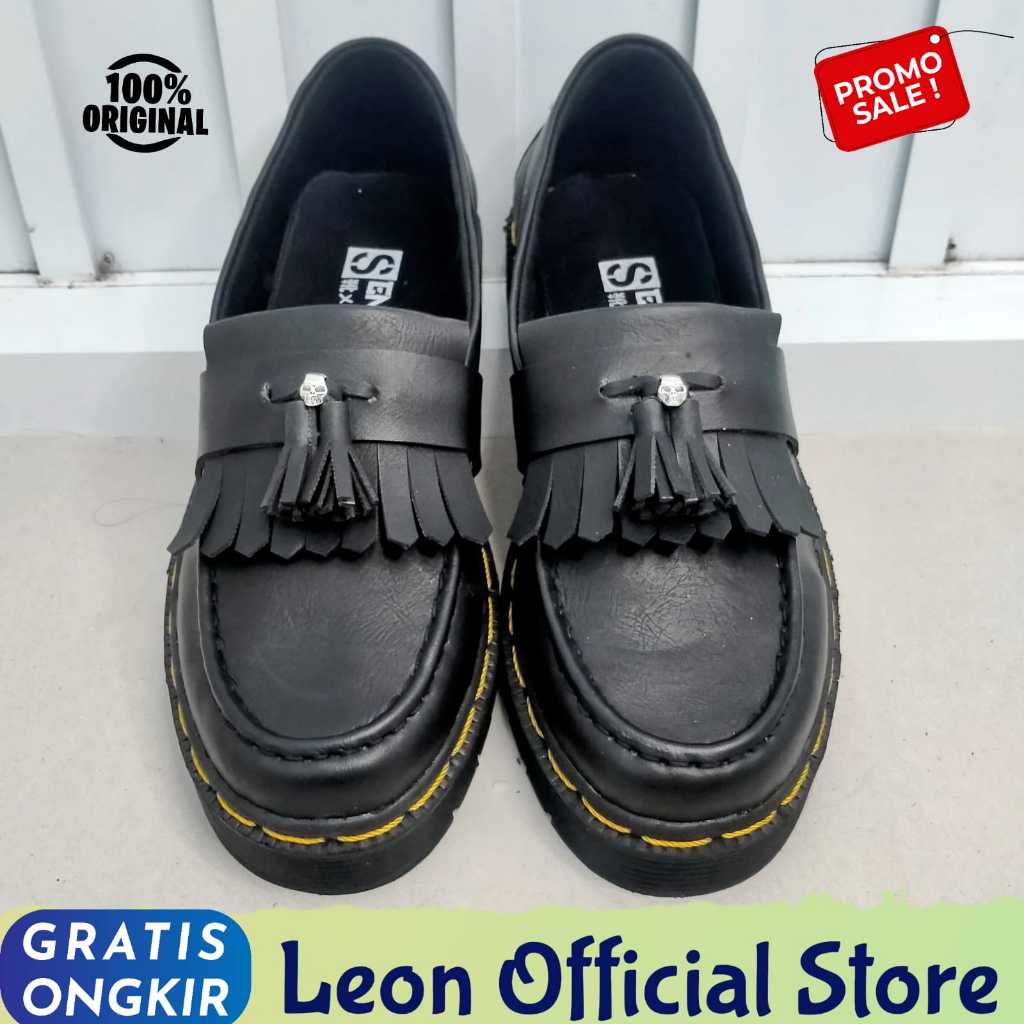 Jual Sepatu Loafers Docmart Pria Casual Formal Pantofel Kerja Pria ...