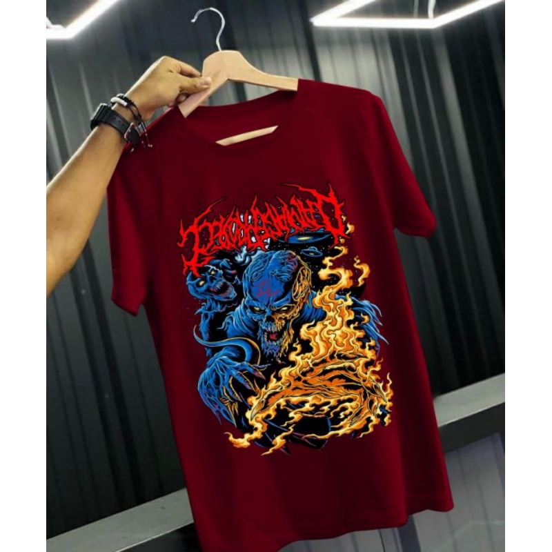 Jual ALPHA - KAOS DISTRO UKURAN JUMBO GAMBAR METAL BAND | Shopee Indonesia