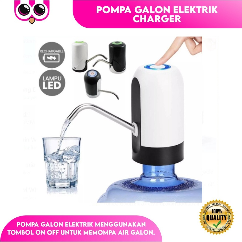 Jual Pompa Galon Elektrik Recharge Dispenser Air Galon Charge DISPENSER ...