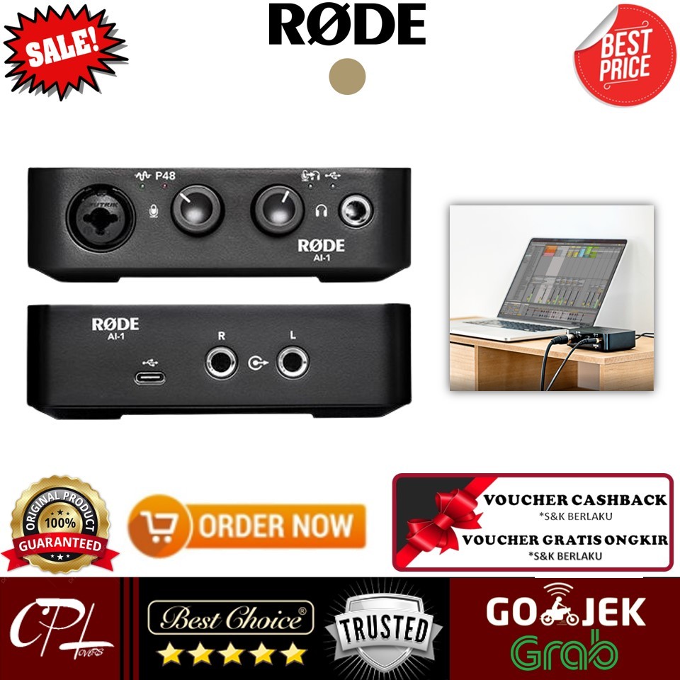 Jual RODE AI-1 USB-C Audio Interface | Shopee Indonesia