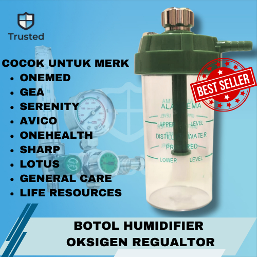 Jual Botol Humidifier Regulator Oksigen / Botol Regulator | Shopee ...