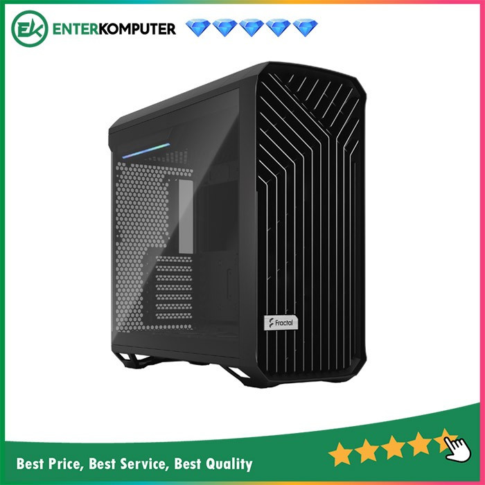 Jual Casing Fractal Torrent Black TG Light Tint - Gaming Case | Shopee ...