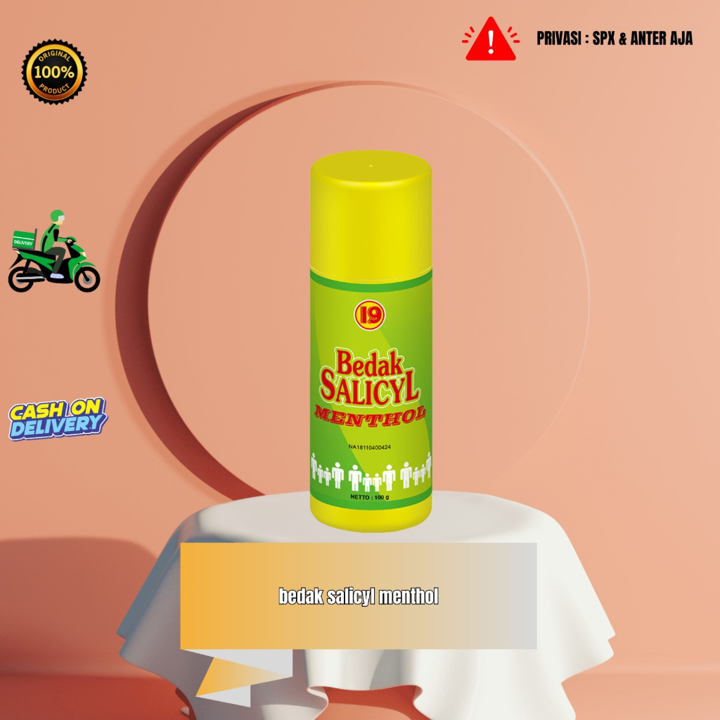 Jual BEDAK SALICYL MENTHOL BOTOL & MENTHOL PLASTIK CAP 19 | Shopee ...
