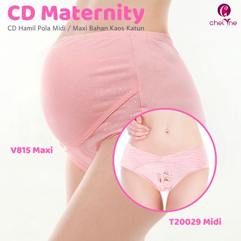 Jual Chelyne CD Hamil Maternity T20029 Midi / V815 Maxi Bahan Kaos Katun (L - XXL) | Shopee ...