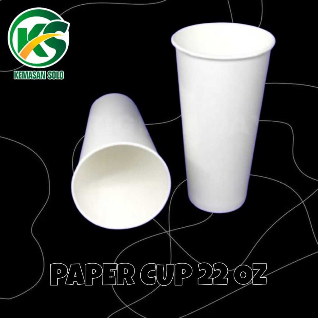 Jual Paper cup 22oz papercup 22 oz | Shopee Indonesia