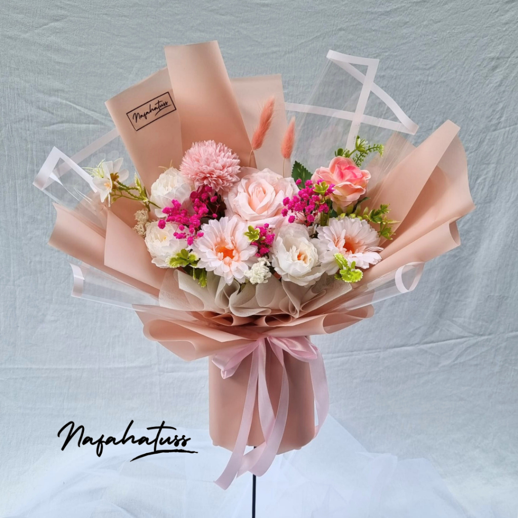 Jual Buket Bunga VIO artificial Bau Wangi Wisuda Nikahan Ulang tahun ...