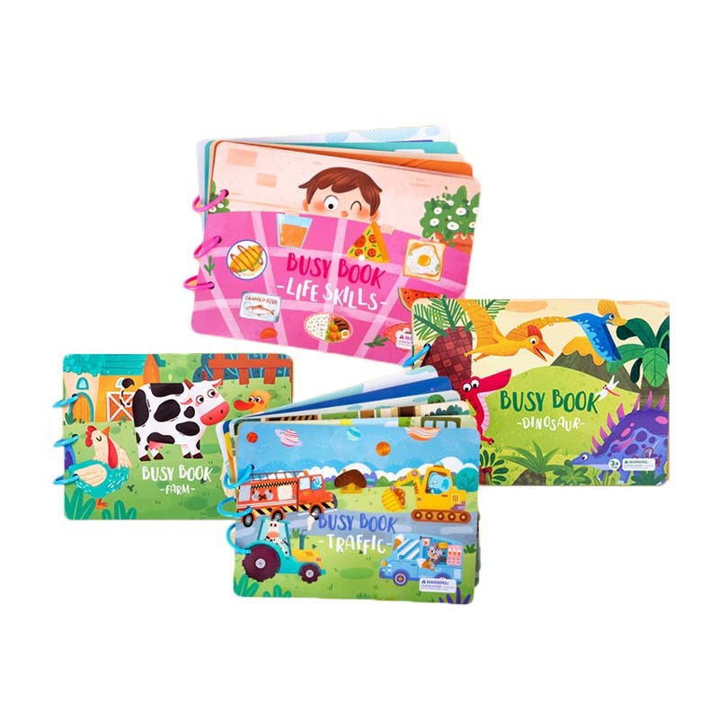 Jual Buku Stiker Velcro Mainan Edukasi Anak BUSY BOOK Puzzle Sticker ...