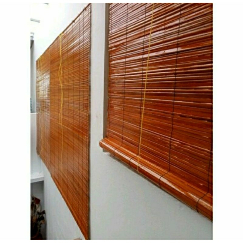 Jual TIRAI/KERAI BAMBU OUTDOOR PLITURE+ VERNIS SIZE 2X2 & FULL CUSTOM | Shopee Indonesia