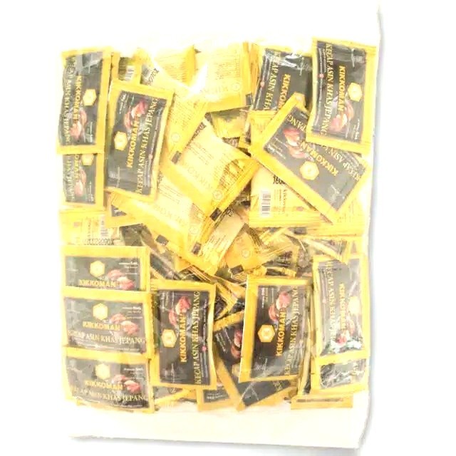 Jual Kikkoman kecap asin sachet isi 100 pcs ( 1 pack besar) | Shopee ...