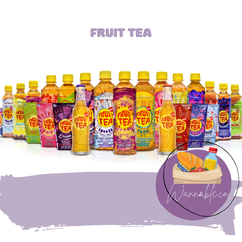 Jual FRUIT TEA MINUMAN KEMASAN BOTOL LEMON BLACKCURRENT MARKISA ...