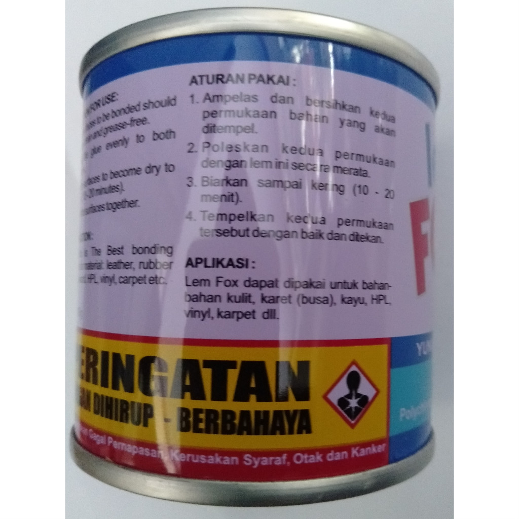 Jual Lem Fox Kaleng 70g | Shopee Indonesia