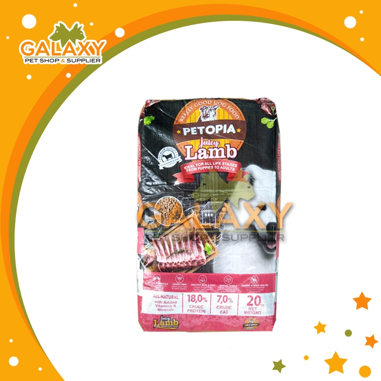 Jual PETOPIA DOG LAMB 20kg | Shopee Indonesia