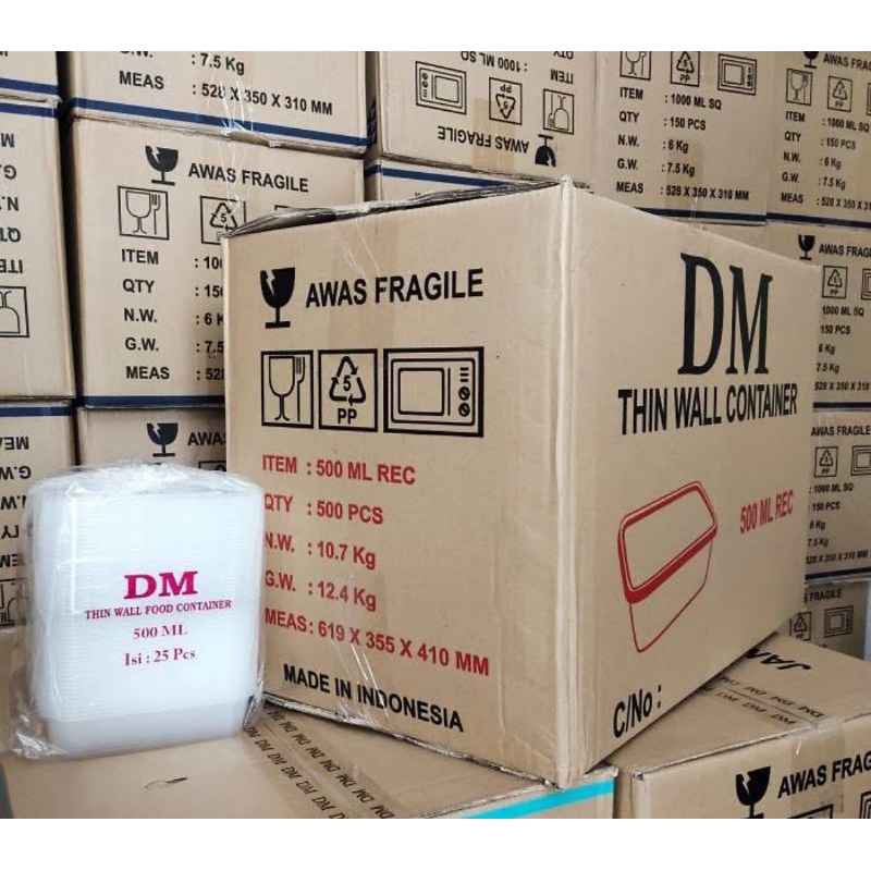 Jual thinwal DM 500 1 pack isi 25 pcs | Shopee Indonesia