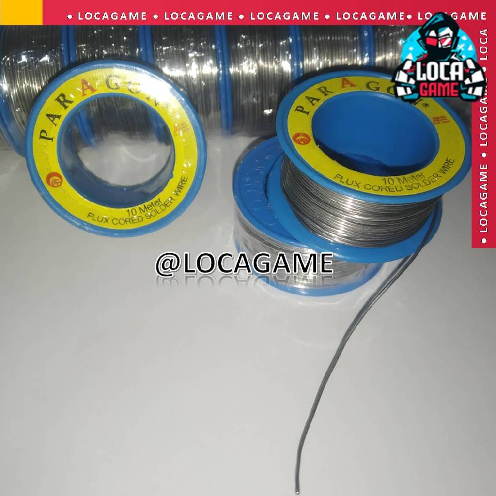 Jual Timah Solder Tinol flux Cored solder Wire Paragon kawat solder 10M ...