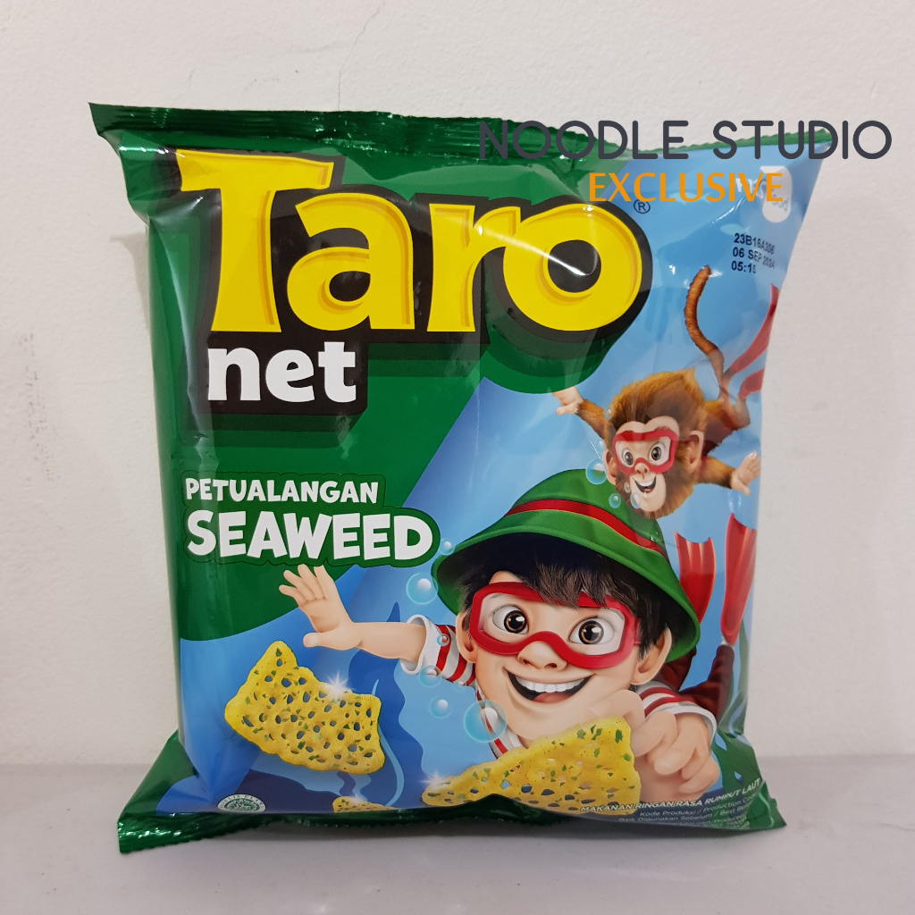 Jual TARO NET SNACK RASA SEAWEED RUMPUT LAUT | Shopee Indonesia