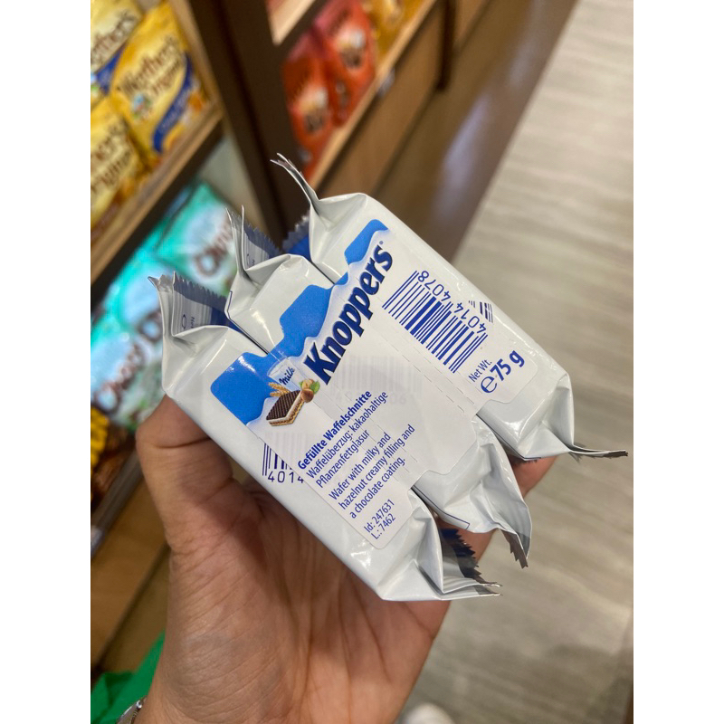 Jual Knoppers Wafer Milk/ Snack EROPA/ Jajanan Wafer | Shopee Indonesia