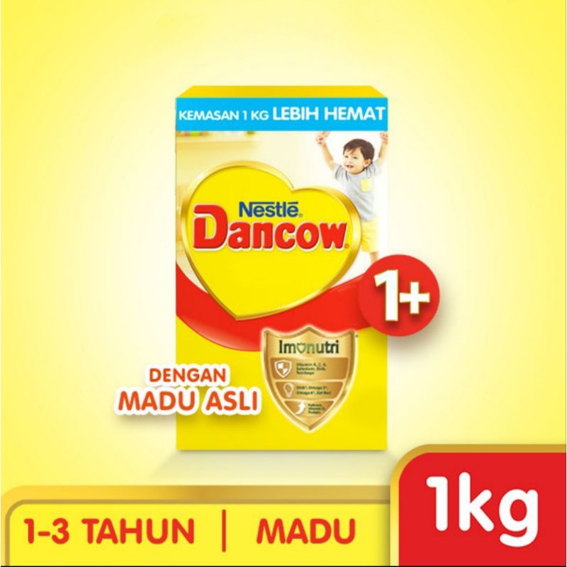 Jual NESTLE DANCOW 1+ Rasa Madu 1-3 Tahun Box 1kg | Shopee Indonesia
