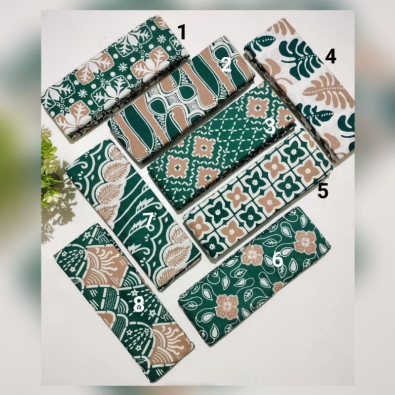 Jual KAIN BATIK CAP 2 WARNA HIJAU EMERALD GARUTAN | Shopee Indonesia