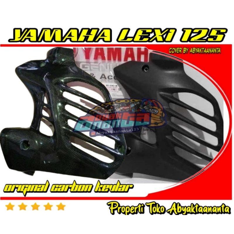 Jual Cover Radiator Yamaha Lexi 12 Carbon Kevlar Karbon Fiber Parts ...