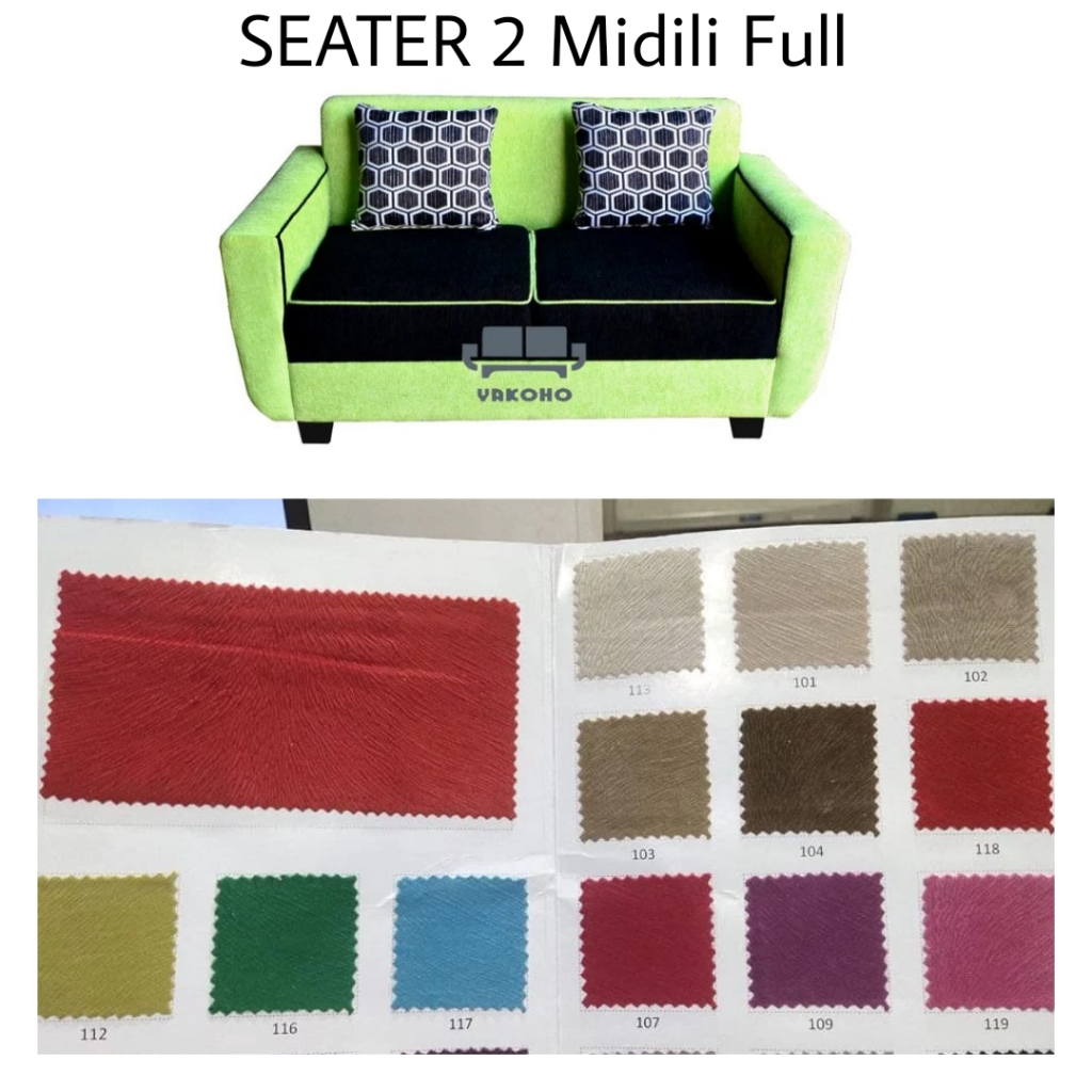 Jual Sofa minimalis 2 Seater FULL MIDILI / Yakoho arwen | Shopee Indonesia