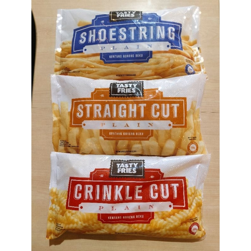 Jual Tasty Fries Kentang Goreng Beku 900g Shoestring Cut / Straight Cut ...