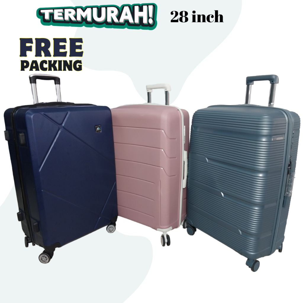 Jual Koper 28 Inch FLASH SALE Koper Jumbo MD Bahan Fiber Anti Pecah ...