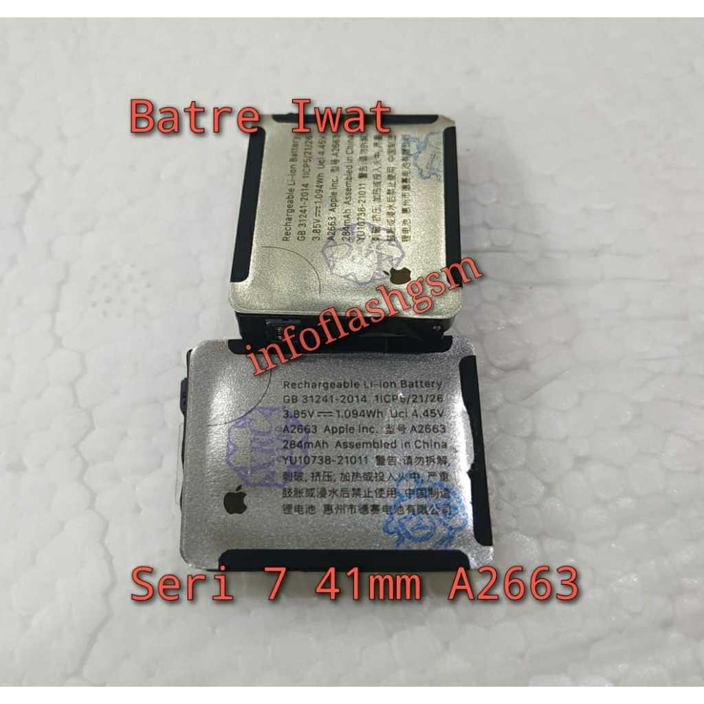 Jual Batre Baterai Battery iWatch i watch Seri 7 Series 7 41mm 45mm ...