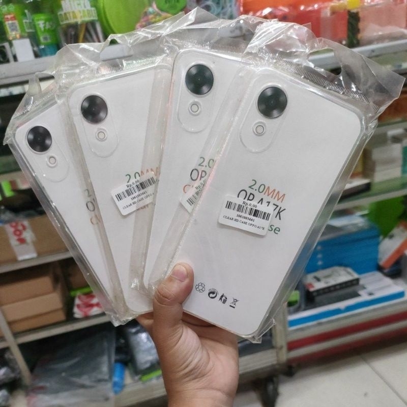 Jual Cace Cassing OPPO A17K Casing Bening Transparan + Pelindung Camera ...