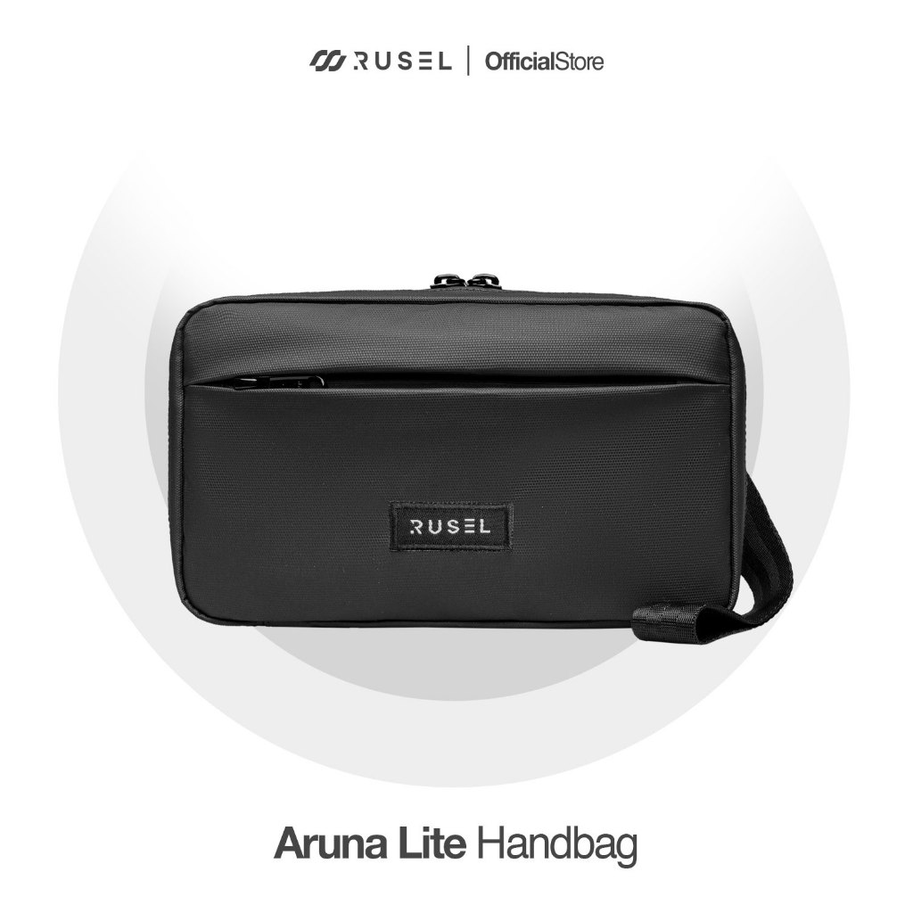 Jual RUSEL CO - Handbag Aruna Lite Clutch Pria Tahan Air | Shopee Indonesia
