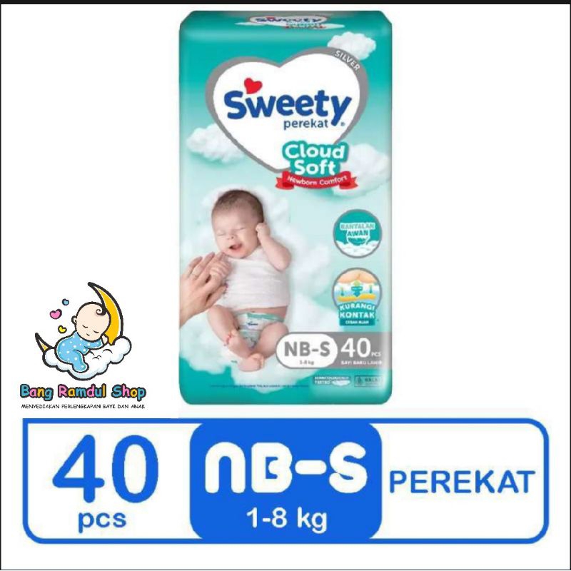 Jual sweety silver comfort NB-S40 | popok perekat sweety NB-S40 | tipe ...