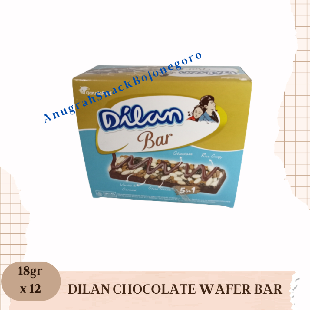 Jual Dilan Chocolate Wafer Bar 18gr x 12 | Shopee Indonesia