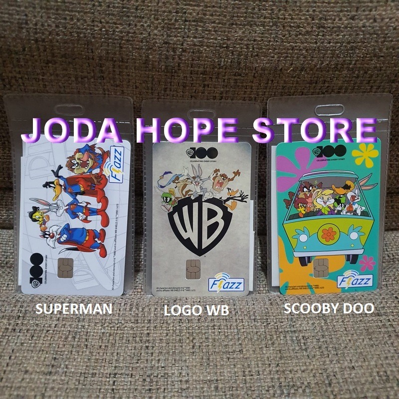 Jual Kartu Flazz Warner Bros 100th Scooby Doo Superman Logo 2023 Gen2 ...