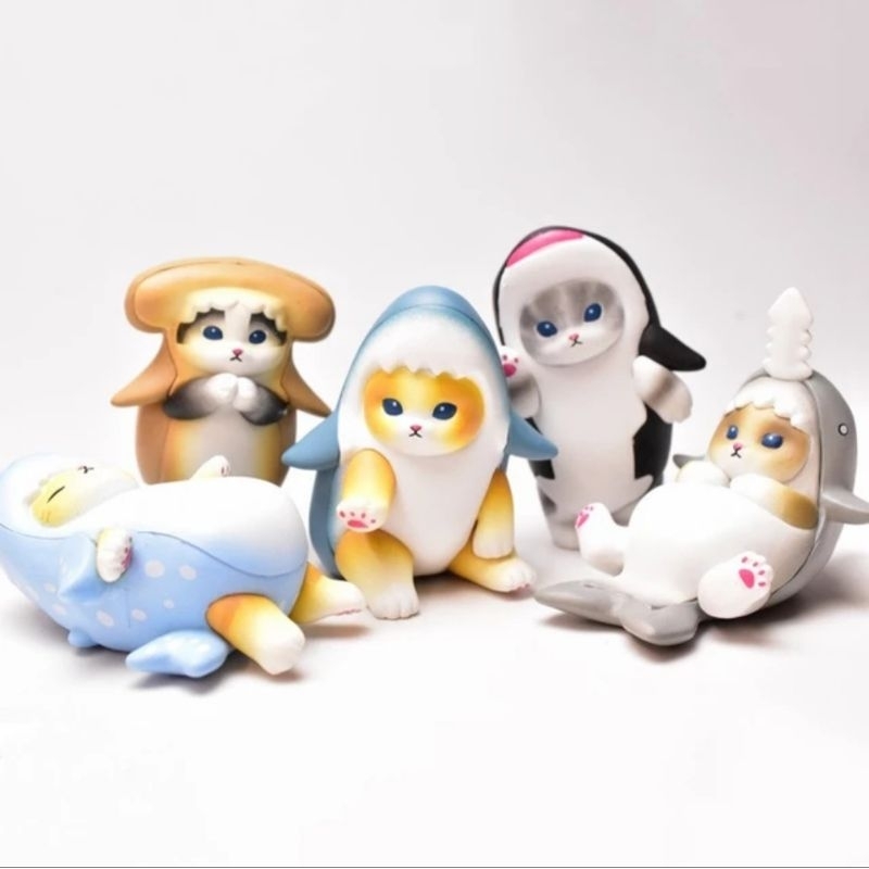 Jual DIY 3D MOFUSAND CAT SHARK FIGURE | Shopee Indonesia