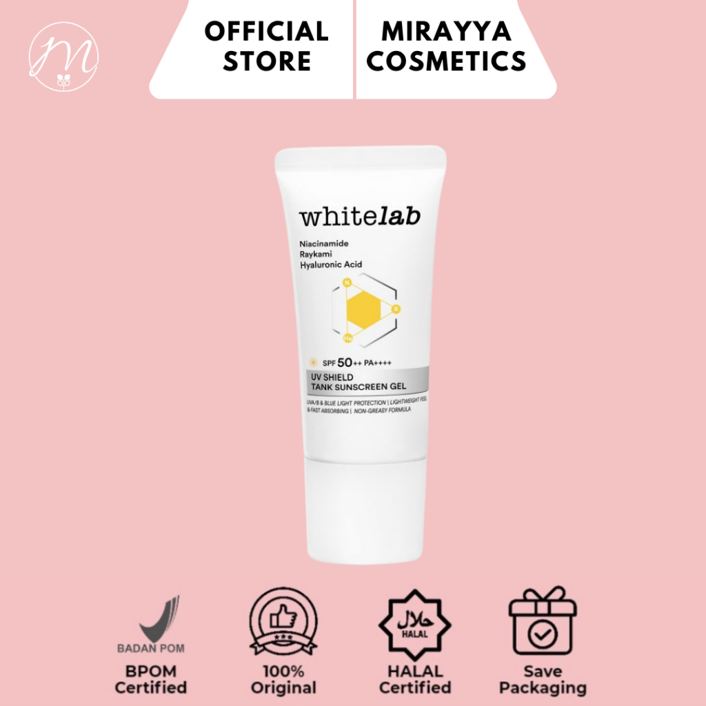 Jual [READY] Whitelab UV Shield Tank Sunscreen Gel SPF 50++ PA ...