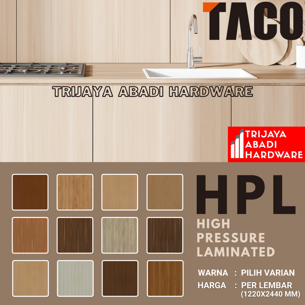 Jual Taco HPL 889 - 1218 FC / 189 DP Woodgrain Series Pelapis Furniture Laminate | Shopee Indonesia