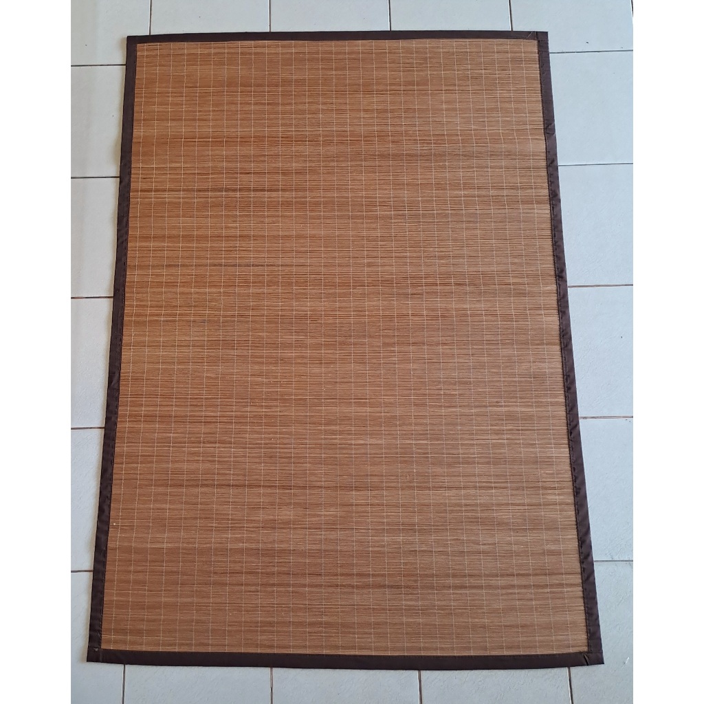 Jual 176cm x 250cm Tikar Core Rotan Polos - Tikar Rotan Cokelat, Tikar ...